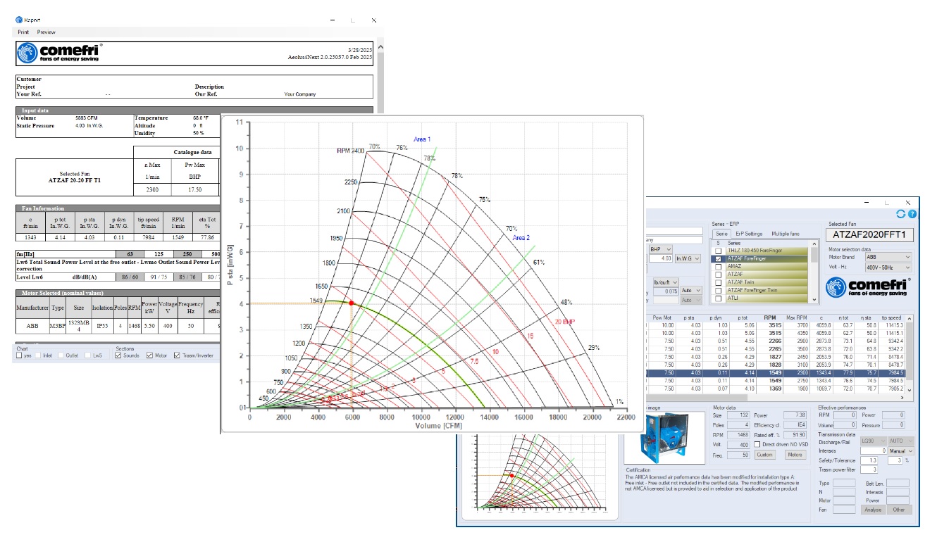 Fan Selection Applications – Comefri USA – Centrifugal Fans, HVAC Fans ...